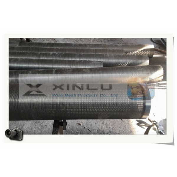 Quality SS 304 V Wire Screen Pipe 273mm 304 205 Stainless Steel Wedge Wire Screen for sale