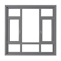 Quality Wind Pressure Resistance Level 9 Triple Glazed Casement Windows for Custom for sale