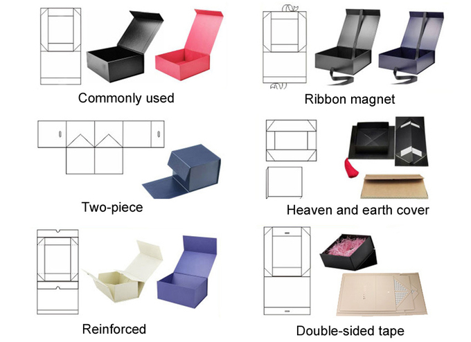 Custom Logo Magnetic Flap Lid Box Foldable Christmas Gift Boxes Collapsible Boxes Wholesale 4
