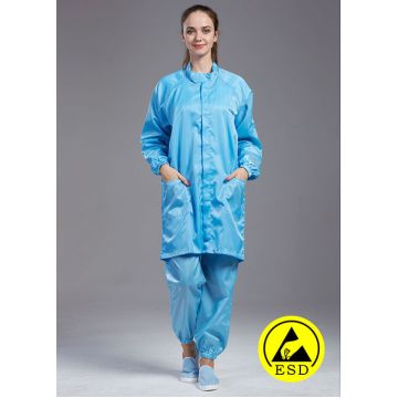 Quality Stand Collar Disposable Lab Coats Multi Color Antistatic Protective Clothing for sale