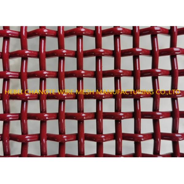 Quality Red 3M Length 45Mn Manganese Steel Wire Screen Mesh for sale