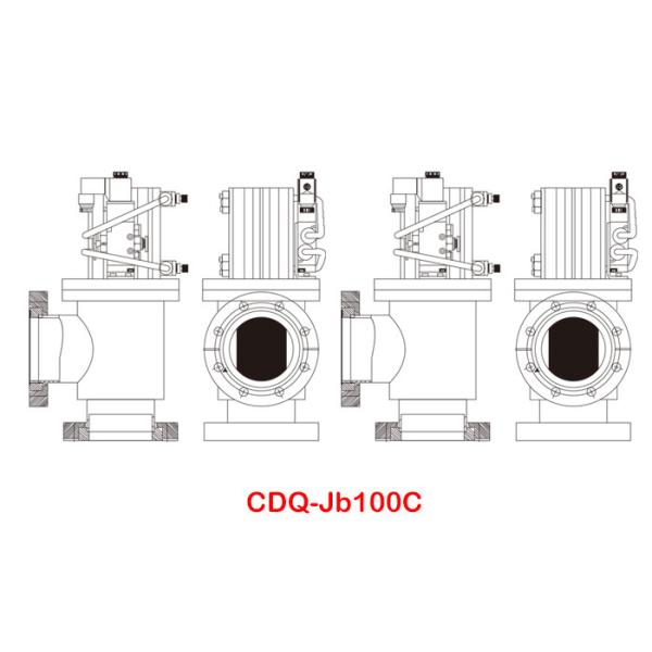 Quality Industrial Smc Vacuum Valve DN100 Flange ISO-K/ CF Air Working Media for sale