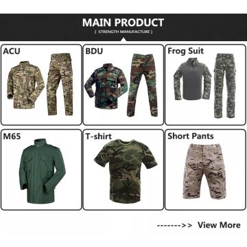 BDU Uniform Tactical Army Uniform Military Camouflage Uniform from ...