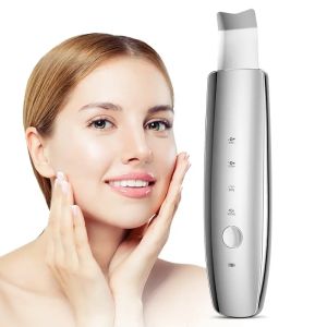 Quality Ultrasonic Facial Skin Scrubber Spatula Deep Cleansing of Blackheads and Pores for sale