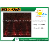 Quality Swing Spray Music Water Fountain With RGB LED Lights Outdoor 6000mm Long for sale