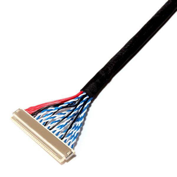 Quality df19 Lvds Cable Assembly , 30pin Lvds Wire Harness lvds display connector for sale