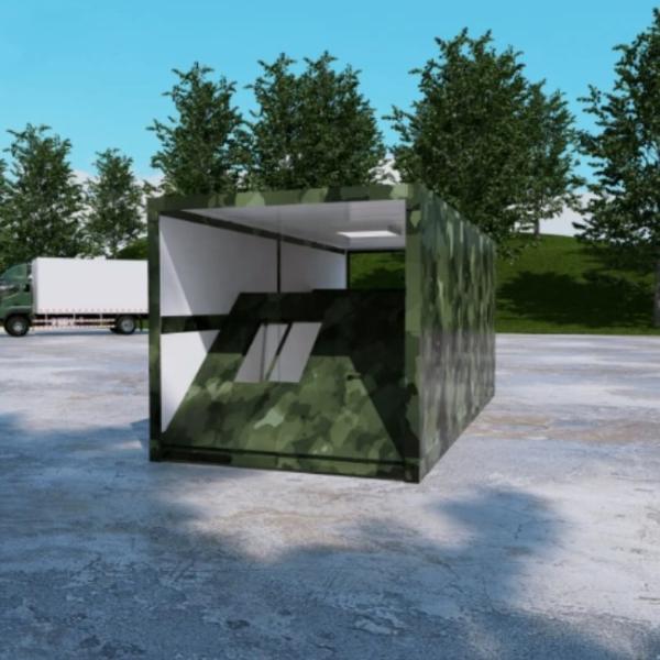 Quality Outdoor Camping Office Garage Folding 40ft 20 Feet Container House Z-Type Slide for sale