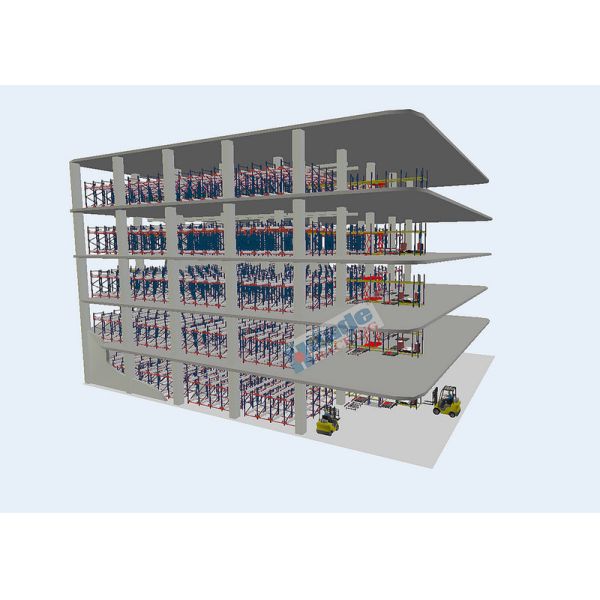 Quality 1 Meter / S Automated Storage System Storage Lift With T90 Dedicated Guide Rail for sale