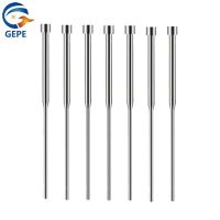 Quality Precision Mold Ejector Pin Double Section / Straight Ejector Pin High Temperatur for sale