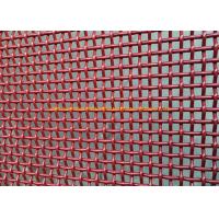 Quality Red 3M Length 45Mn Manganese Steel Wire Screen Mesh for sale