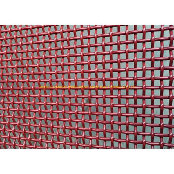 Quality Red 3M Length 45Mn Manganese Steel Wire Screen Mesh for sale