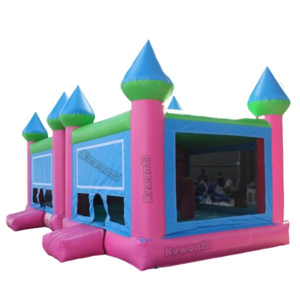 Quality 14 Years Up Commercial Inflatable Bouncer Castle with Slide and Packing Bag for sale
