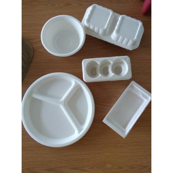Quality Food Grade Molded Pulp Equipment , Biodegradable Plate Making Machine 220V for sale