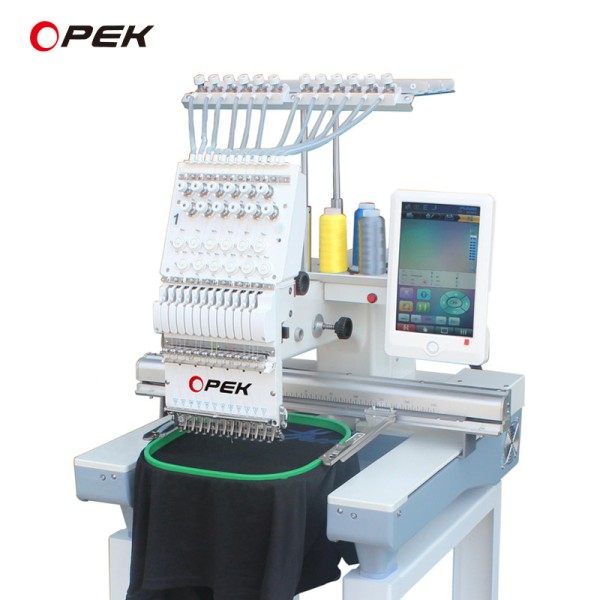 Quality 60*60cm Worktable Size Computerized Embroidery Machine for Flat Cap Hat T-shirt for sale