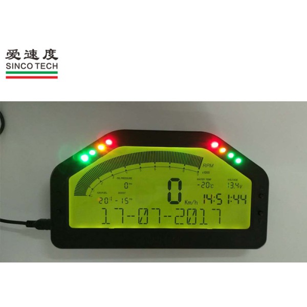 Quality BT Connection Race Car Dashboard DO904 Full Sensor Kit LCD display panel for sale