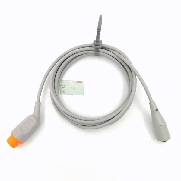 Quality Medical Monitor Accessory Practical Grey Color IBP Cable Compatible Siemens To for sale