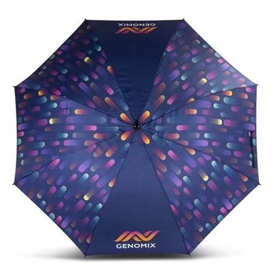 Quality Custom Logo and Pattern Golf Umbrella Manufactured Directly for Sublimation for sale
