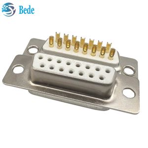 Quality Top-notch D-Sub 15 Female Connectors Insulation Resistance 5000 Megohms Min for sale