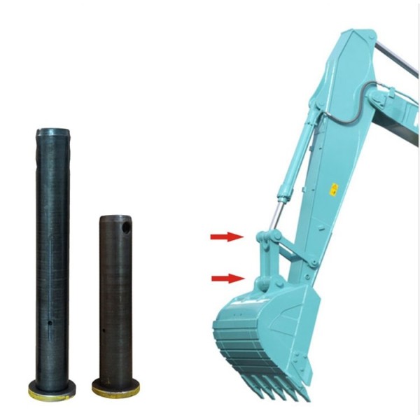 Quality ZAX100 ZAX60 Hitachi Excavator Bucket Pin 58HRC Hardness Black And Silvery for sale