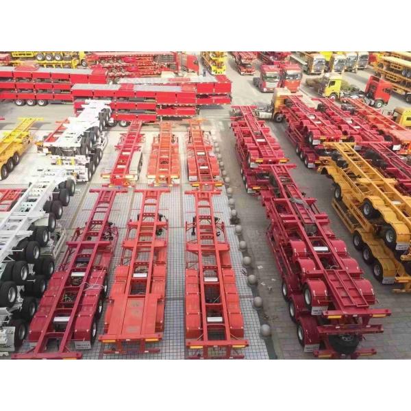 Quality 20001-25000 kg Max Payload CIMC Axle's 3-Axis Container Chassis Frames for sale