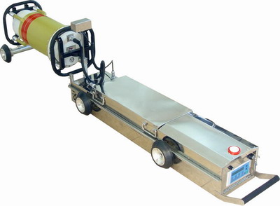 Quality PLC Control X-ray Pipeline Crawler 250Kv 17Ah HXPC-100B Length 2000mm for sale