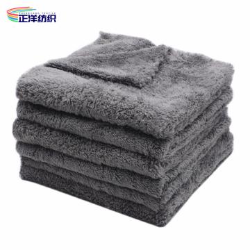 500GSM Reusable Cleaning Cloth 40X40CM Fluffy Microfiber Edgeless Washing