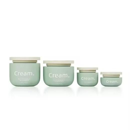 Quality Round Body Butter Container Leak Proof Cosmetic Green Cream Jar 30ml for sale