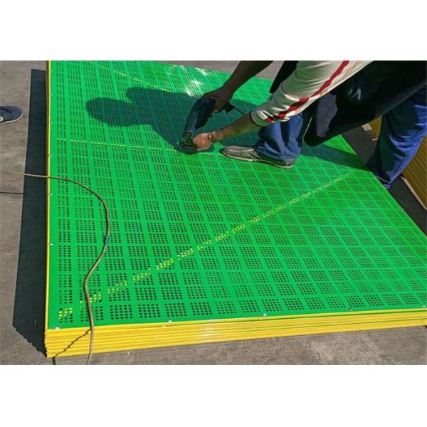Quality Powder Coated Perforated Construction Safety Screens For High Rise Building for sale