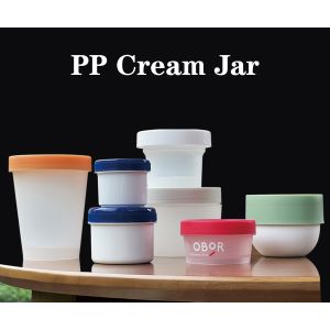 Quality PP PCR Material 50ml 100ml 200ml Wide Mouth Cans For Cosmetics Frosting Cream , for sale