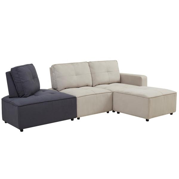 Quality Living Room Luxury Corner Sofa Multifunctional Anti Abrasion for sale