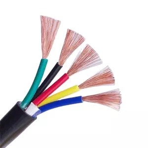 Quality Flexible RVV Electrical Ground Wire Copper Conductor PVC Insulation for sale