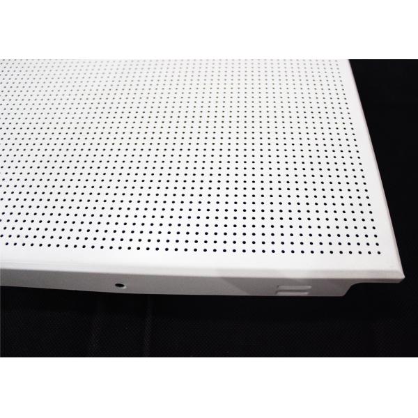 Quality Fireproof Colored Perforated Aluminum Ceiling Panels , Commercial Drop Ceiling for sale