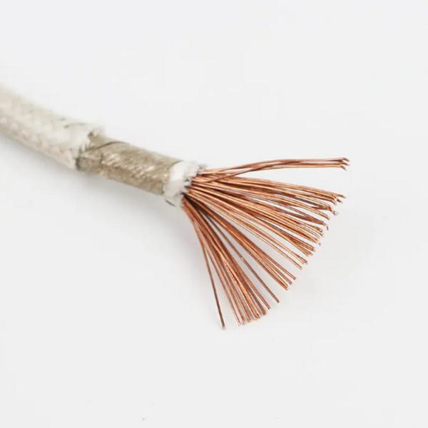 Quality Customizable 500 Degree Fiberglass Braided Mica Fire Resistant High Temperature for sale