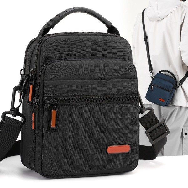 Quality Multi Layer Men Designer Messenger Bags Crossbody Side Bag With Zipper Pocket for sale