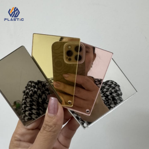 Quality 1220*2440mm gold mirror acrylic sheet with best price for sale