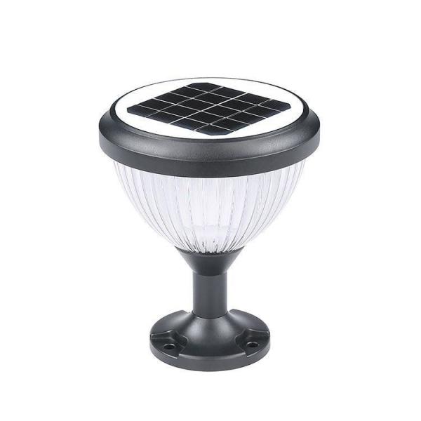 Quality Solar Energy Column Head Lamp for Outdoors Patio Pathway Landscape Illumination Needs for sale