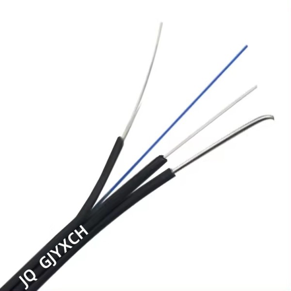 Quality GJYXCH Ftth Fiber Cable G652D G652A Optic Cable Self-supporting LSZH Fiber Drop Cable for sale