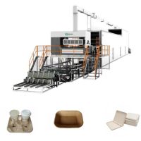 Quality Paper Coffee Cup Tray Machine Wine Bottle Tray Machine for sale
