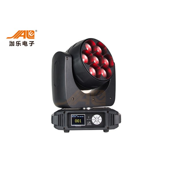 Quality 7*40W Moving Zoom RGBW LED Stage Lights 350° Rotation for sale