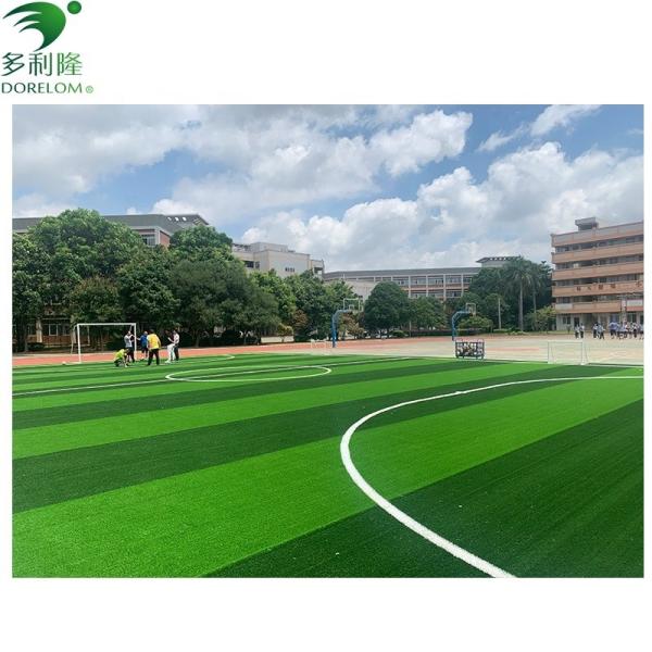 Quality Yellow Green Red Artificial Turf Grass Tiles for Football Garden and Sports Flooring for sale