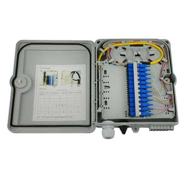Quality 12 / 24 Port Indoor / Outdoor Fiber Termination Box FTTH FTTX FTTB for sale