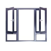 Quality American Producing Swing Open Aluminum Traditional Casement Windows in Classic for sale