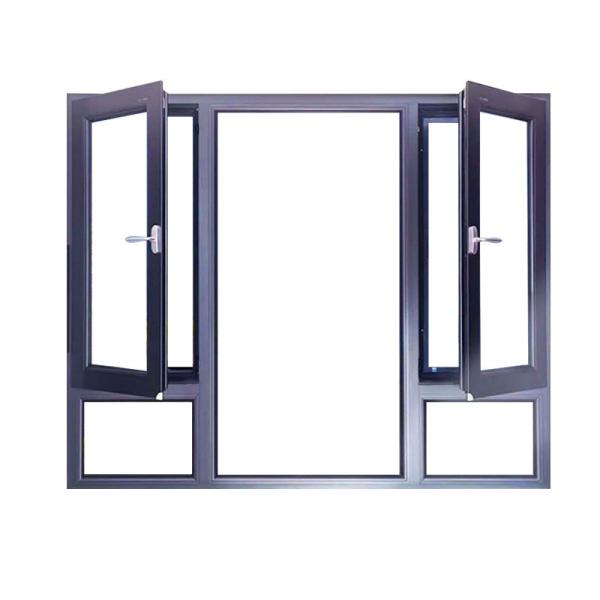 Quality American Producing Swing Open Aluminum Traditional Casement Windows in Classic Design for sale