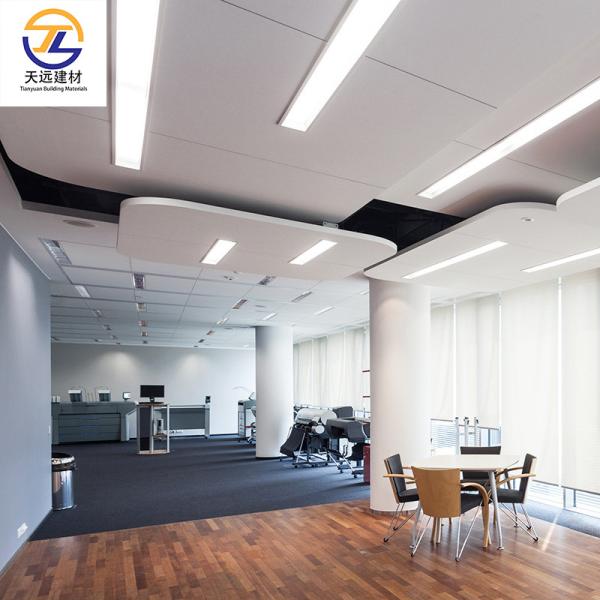 Quality White Aluminum Perforated Ceiling Multiple Shape 75mm Metal Ceiling Tiles for sale
