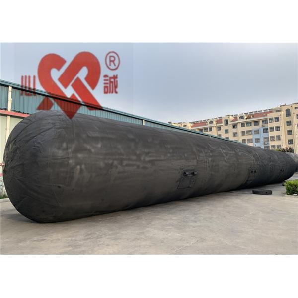 Quality Black Marine Salvage Airbags , Pneumatic Rubber Airbag High Buoyancy for sale