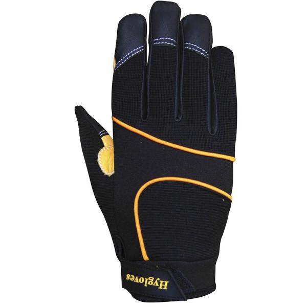 Quality Durable Leather Palm Mechanics Wear Gloves High Abrasion CE Certified for sale