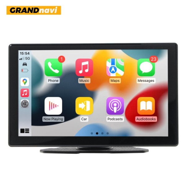Quality GRANDnavi Wifi BT Portable Navigation Device Universal 9Inch Linux System CarPlay Android Auto Mirror Link for sale