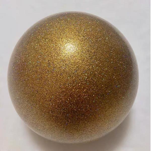 Quality OEM 15cm 18cm Glitter PVC Gymnastic Ball For Kids for sale