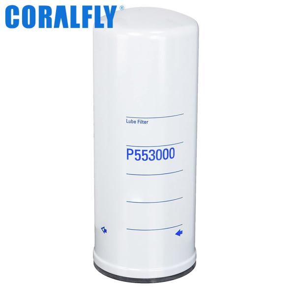 Quality P553000 Tractor Excavator bus Filter Element Lube Oil Filter For CORALFLY Filter for sale