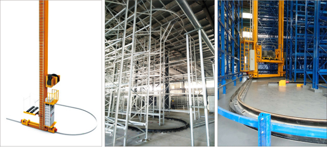 Stacker Crane Floor Supported SRM Storage And Retrieval Machine ASRS Automatic Storage And Retrieval System